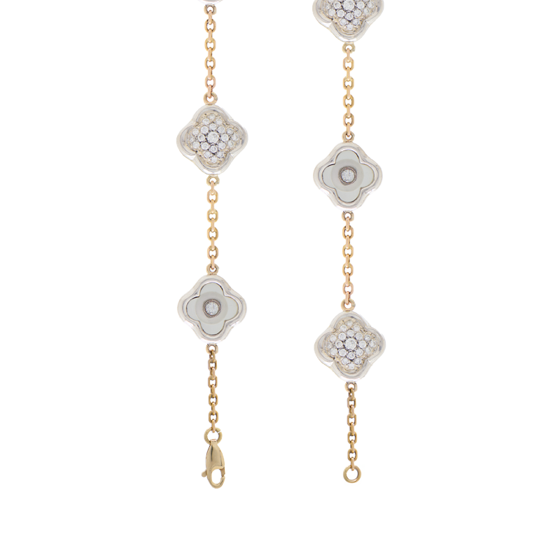 Pulsera Oro 18k - Estilo Van Cleef